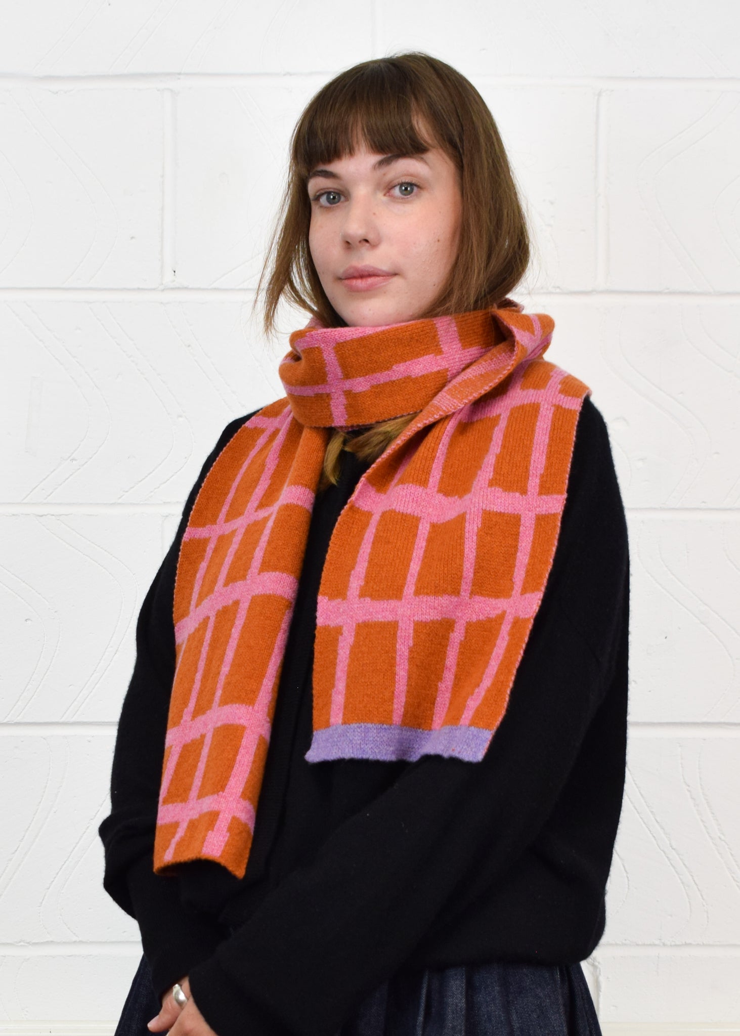 Grid Scarf – saffymcnamara
